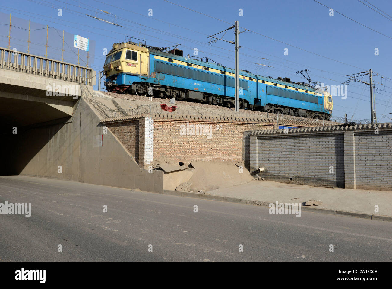 Freight train china railway hi-res stock photography and images - Alamy
