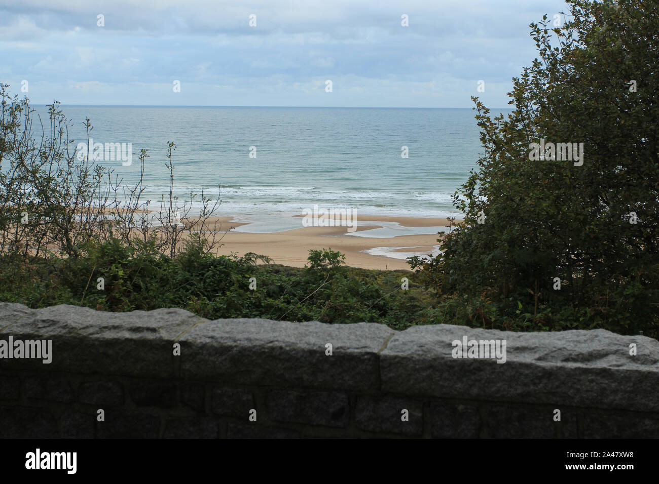 Omaha Beach, Normandy 09/10/2017. D-Day, Landing area of the Americans ...