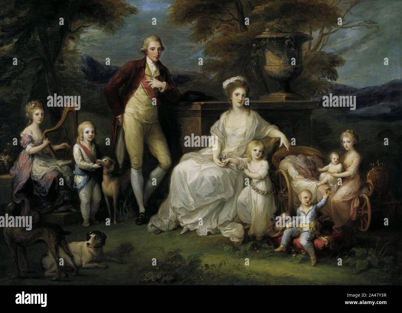 Ferdinand IV, King of Naples, and his Family (1783) Kaufmann Stock ...