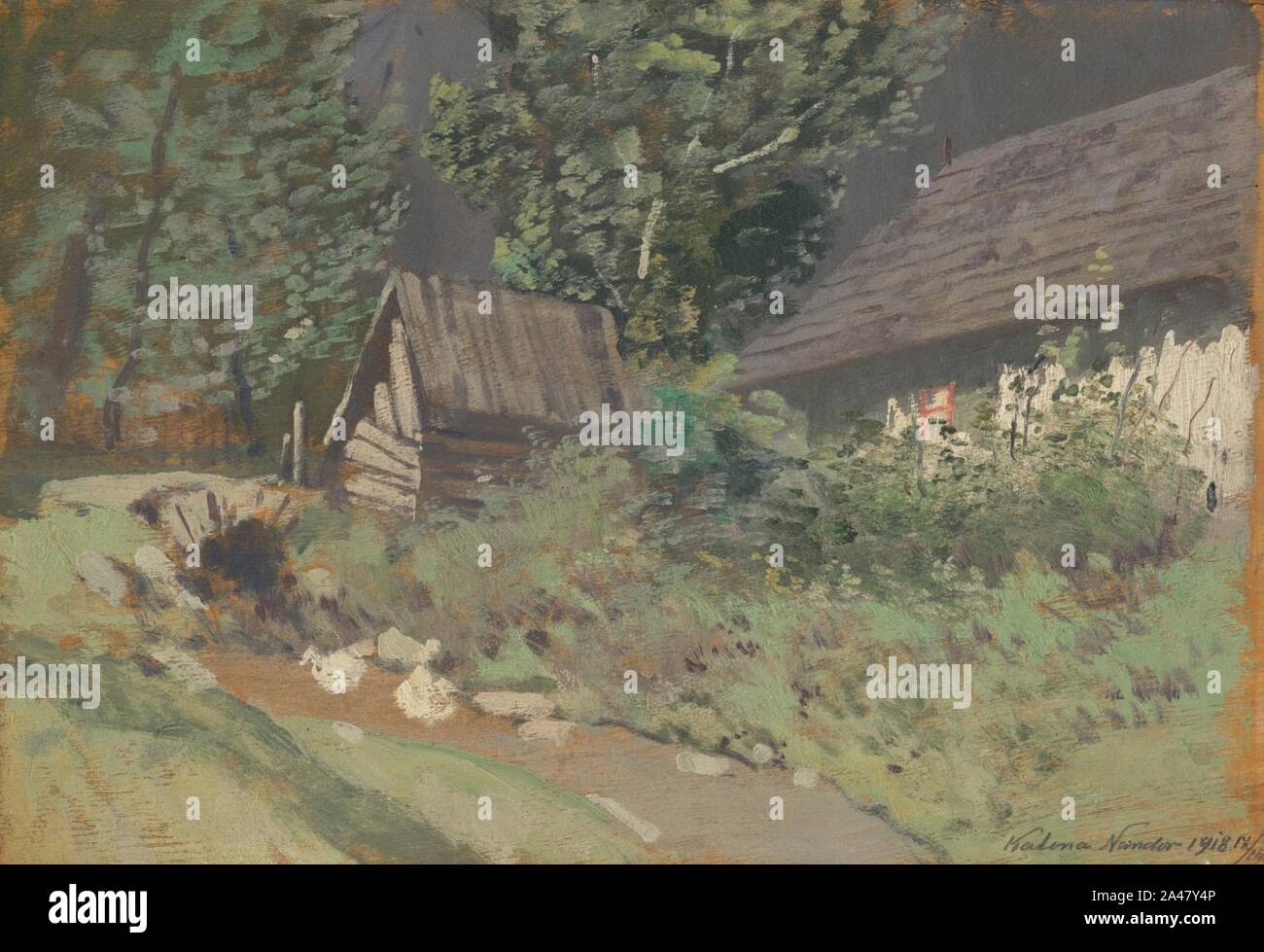 Ferdinand Katona - Behind the Barn Stock Photo - Alamy