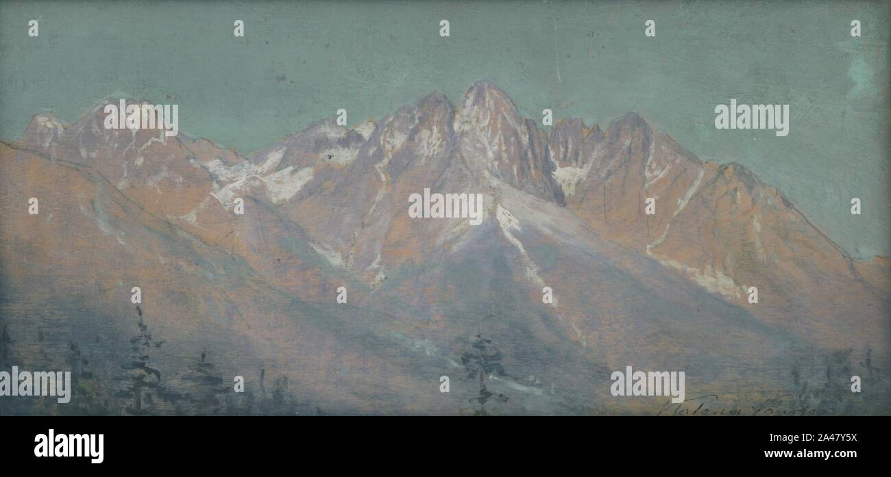 Ferdinand Katona - Pohľad na Vysoké Tatry Stock Photo - Alamy