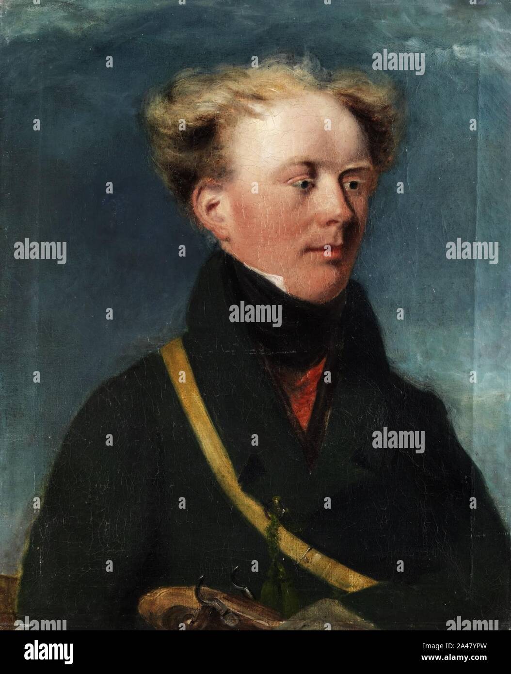 Ferdinand von Rayski Bildnis Eugen von Bardeleben Stock Photo - Alamy