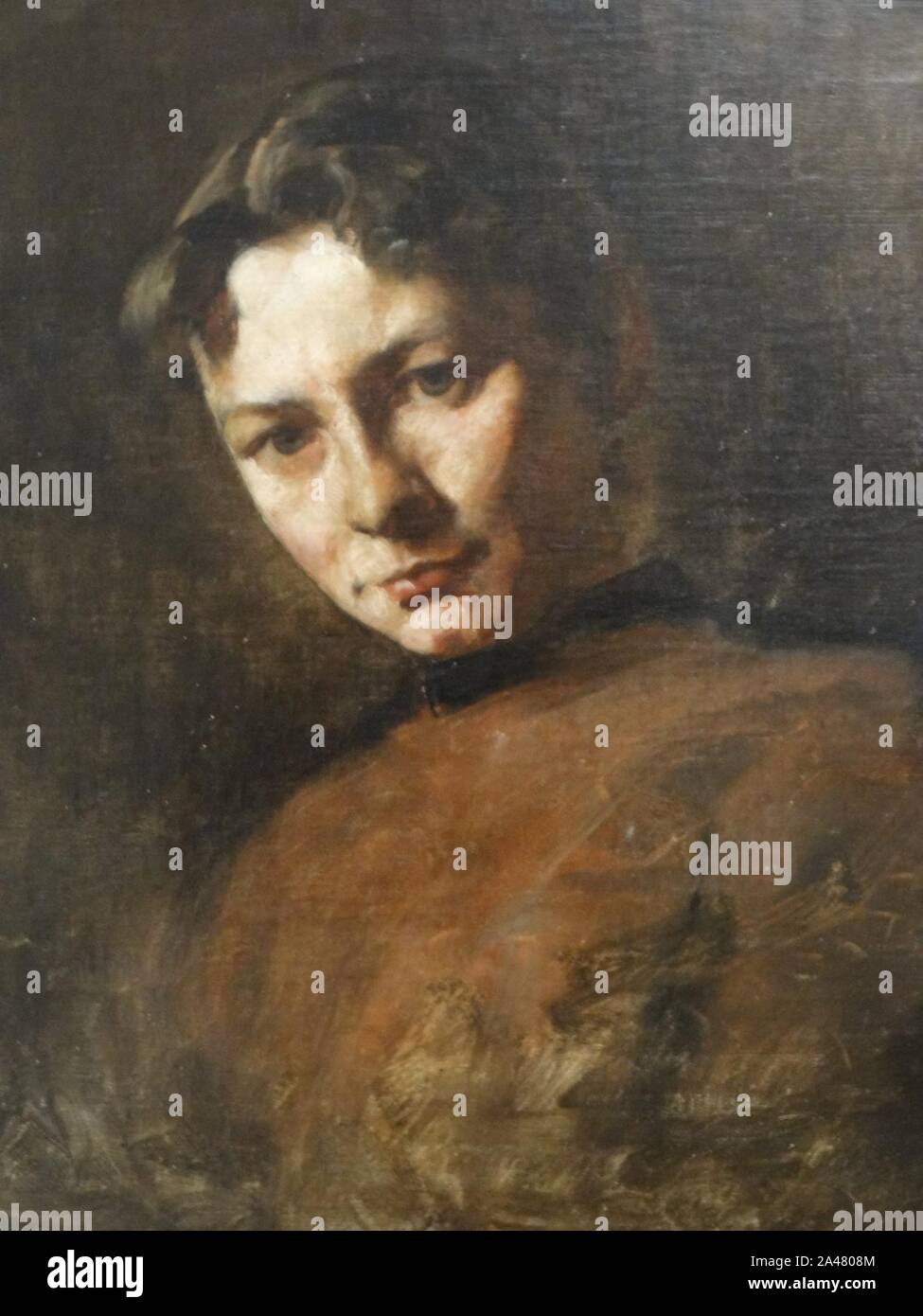 Ferdo Vesel - Ivana Kobilca Stock Photo - Alamy