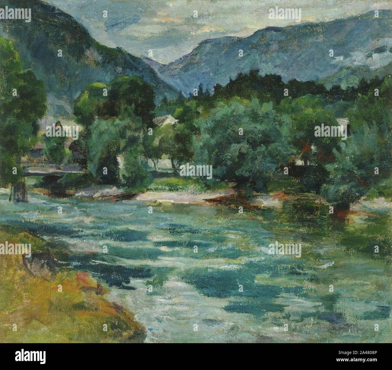 Ferdo Vesel - Motiv iz Stranj Stock Photo - Alamy