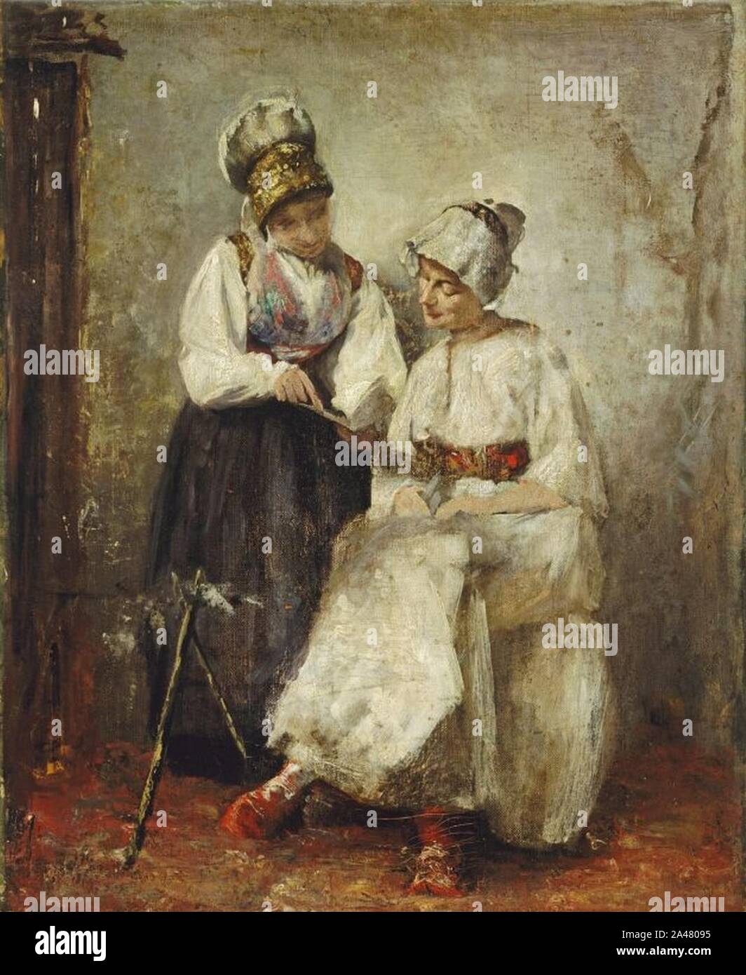 Ferdo Vesel - Prijateljici Stock Photo - Alamy