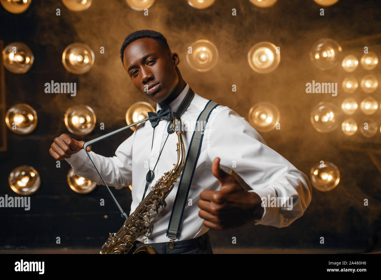 Person smiling at classical concert hi-res stock photography and images ...