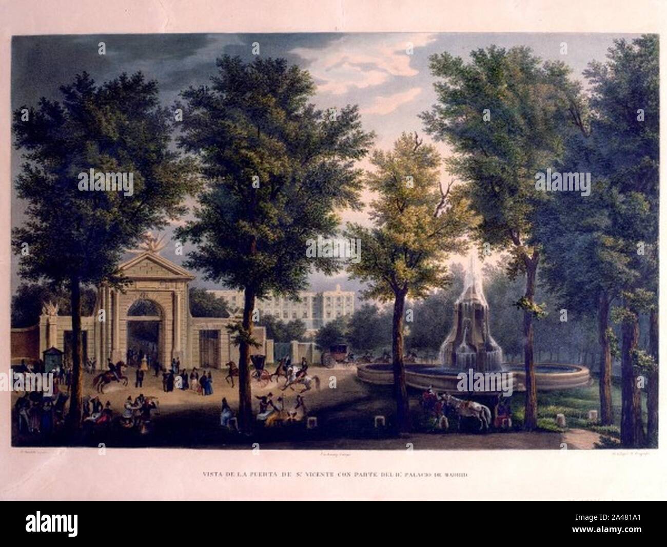Fernando Brambilla-Puerta S.Vicente-1833 Stock Photo - Alamy