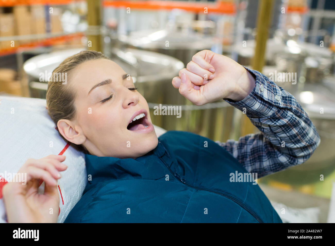 Sleeping distress hi-res stock photography and images - Alamy