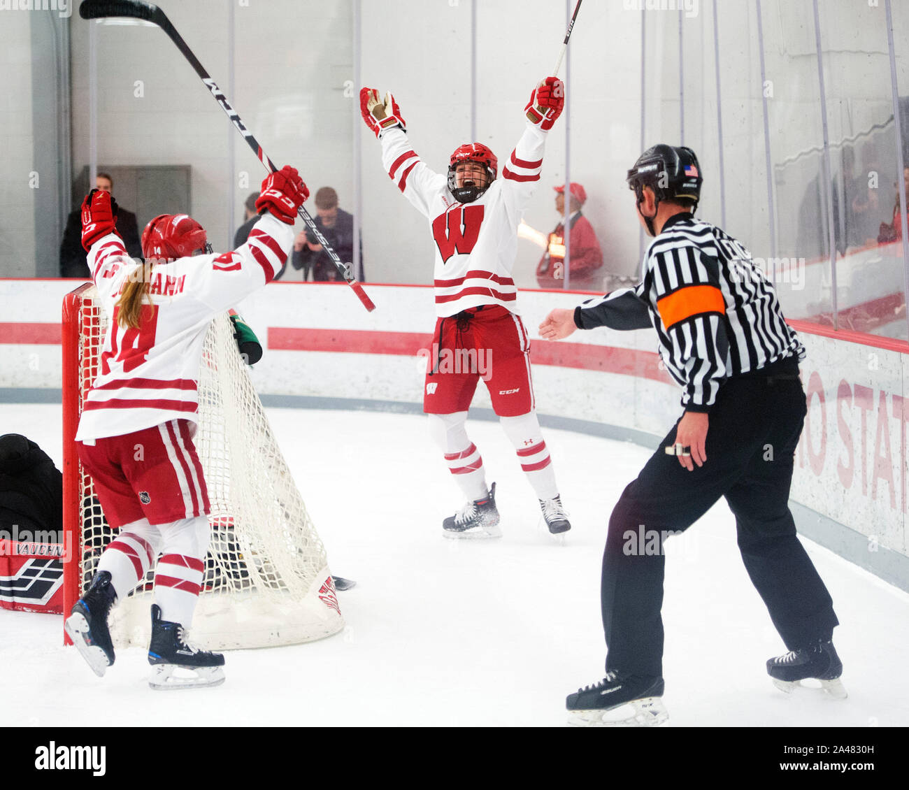 Columbus, Ohio, USA. 12th Oct, 2019. Wisconsin Badgers forward ...