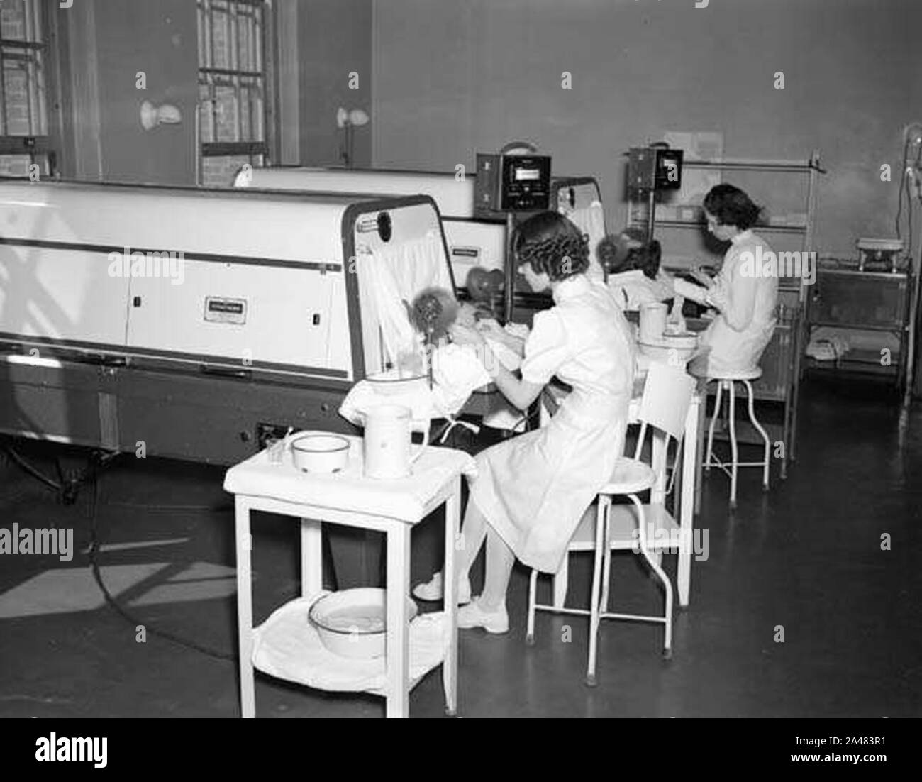 Fever Therapy New Orleans Marine Hospital WPA190804 Stock Photo - Alamy