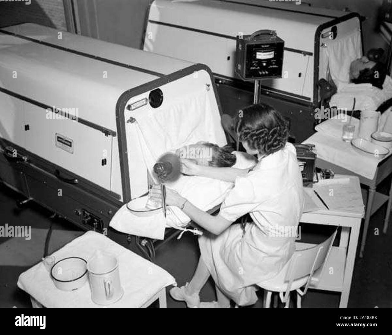 Fever therapy Black and White Stock Photos & Images - Alamy