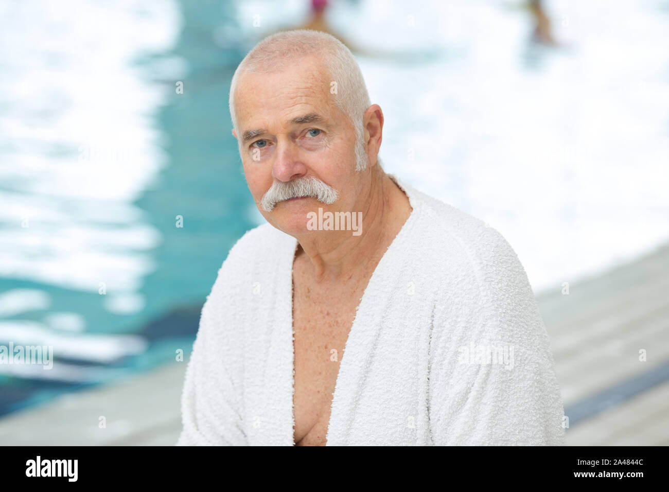 elderly spa client posing Stock Photo - Alamy