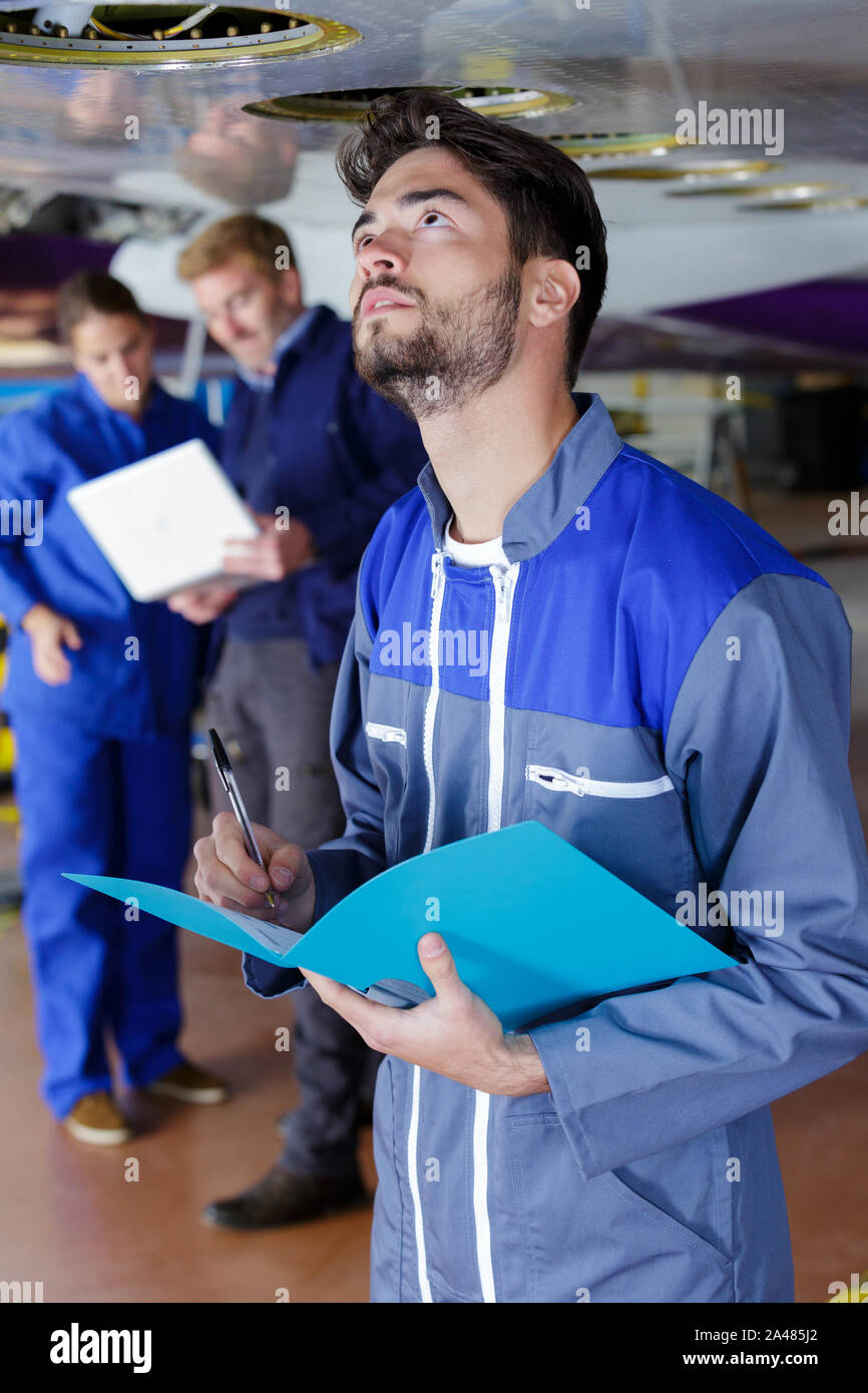 Portrait male aircraft maintenance hi-res stock photography and images ...