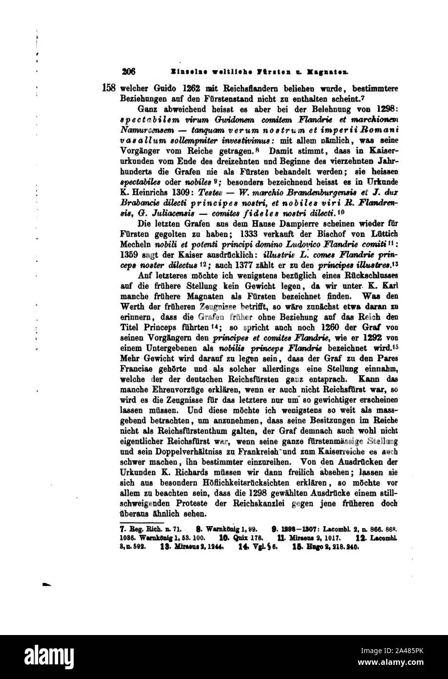 Ficker Vom Reichsfürstenstande 234 Stock Photo - Alamy