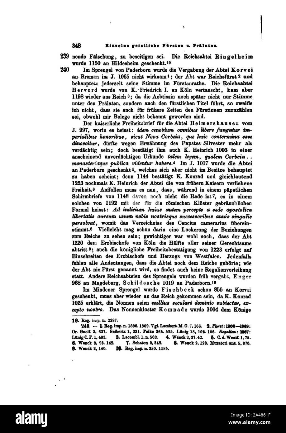 Ficker Vom Reichsfürstenstande 376 Stock Photo - Alamy