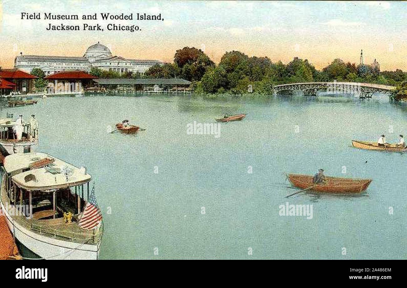 Field Museum and Wooded Island Jackson Park Stock Photo - Alamy