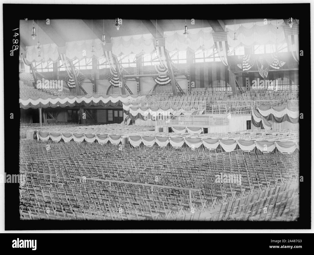 FIFTH REGIMENT ARMORY, BALTIMORE, MARYLAND. INTERIOR READY FOR ...