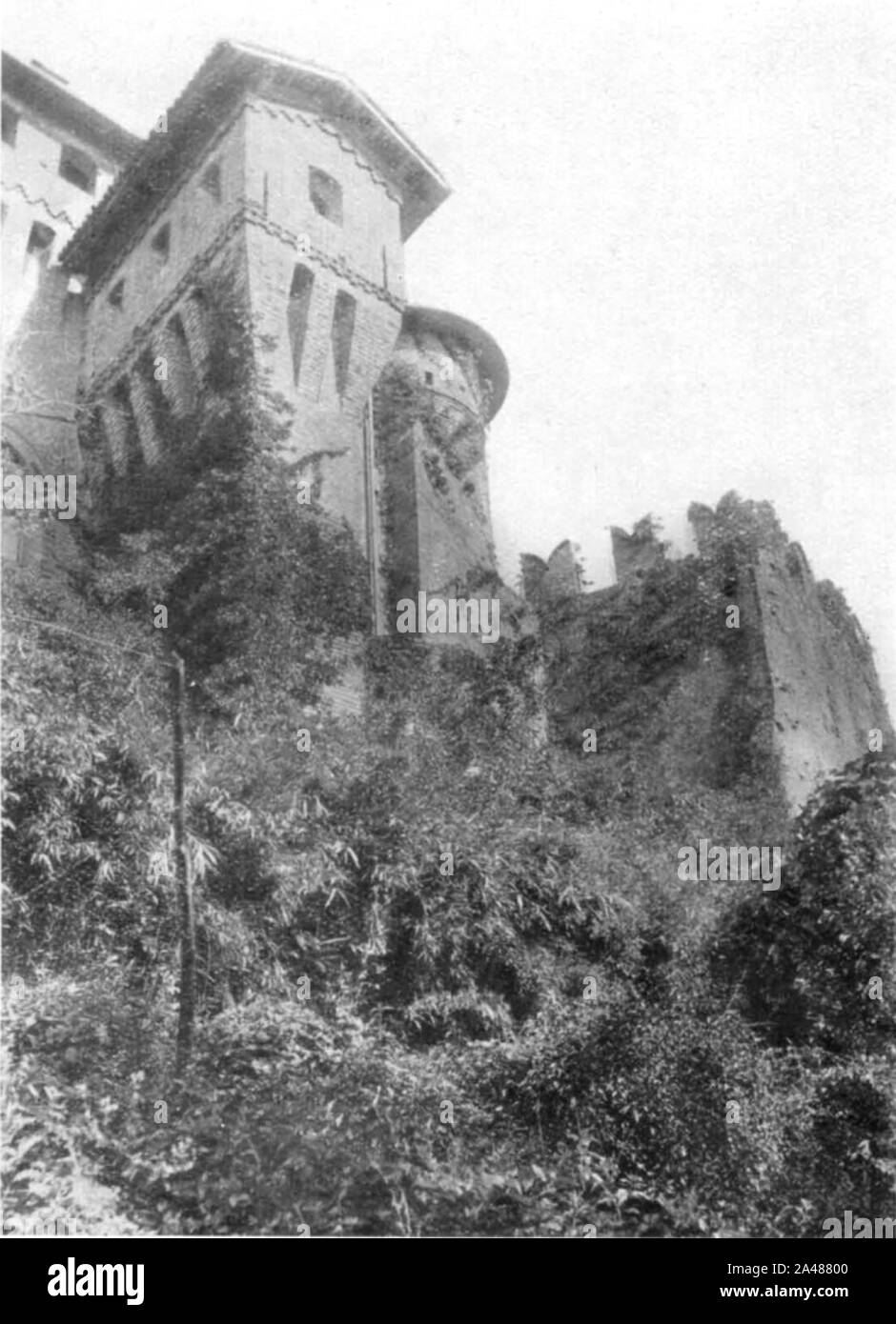 Fig 116bis, castello di barengo, fronte sud, p203, foto nigra, nigra il ...