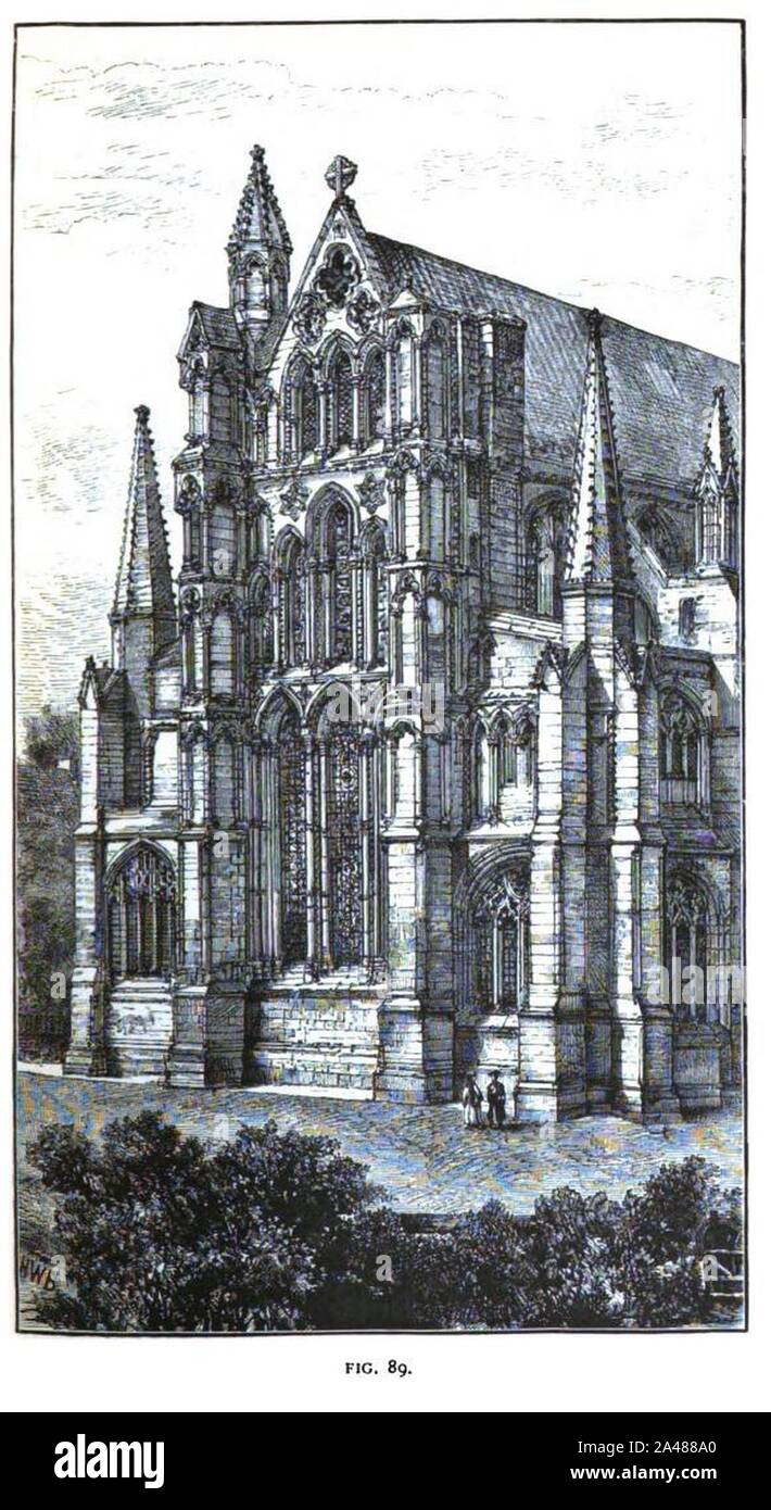 Fig 89 -Exterior View of the East End of Ely Cathedral Stock Photo - Alamy