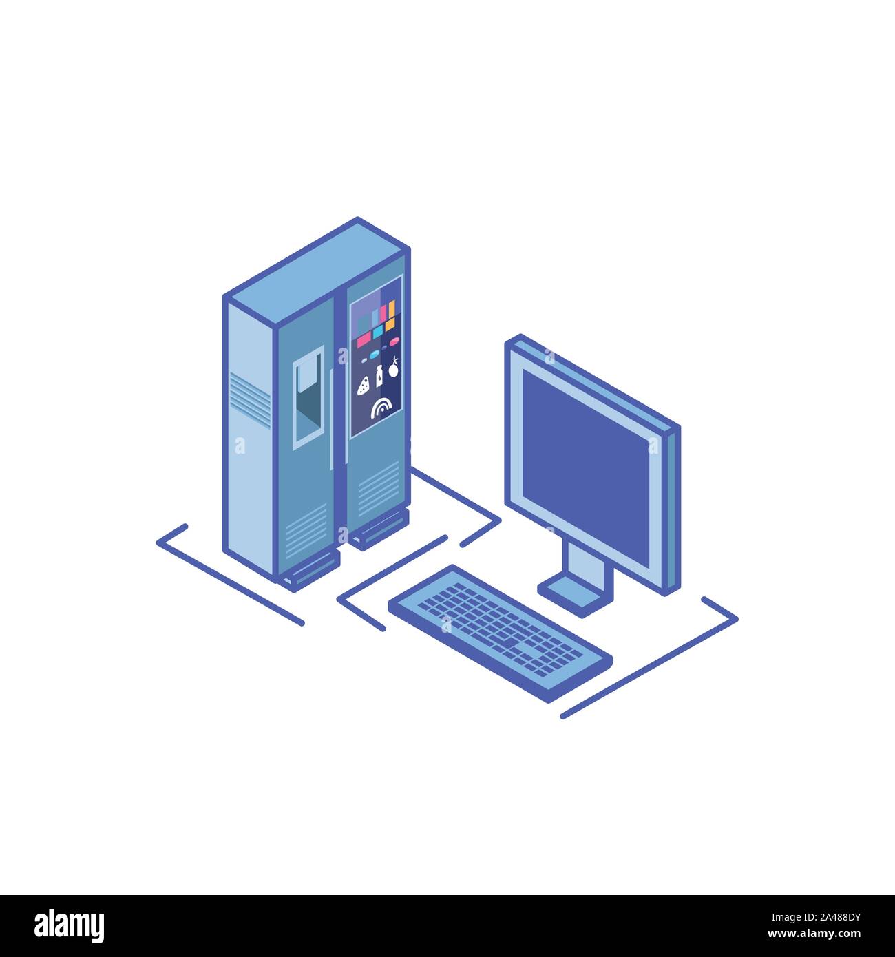 Smart kitchen control panel Cut Out Stock Images & Pictures - Alamy