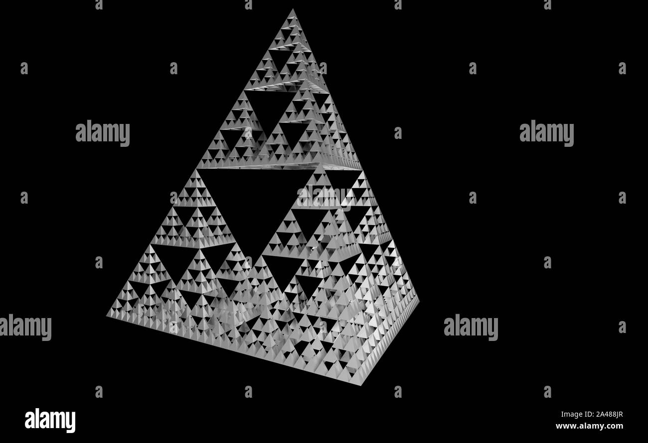 Sierpinski Black and White Stock Photos & Images - Alamy