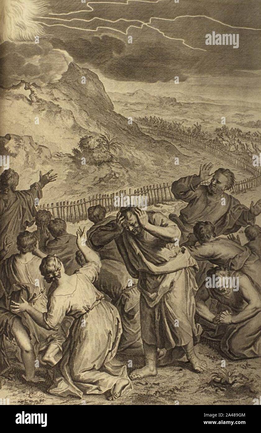 Figures The Promulgation of the Law in Mount Sinai (right page Stock ...