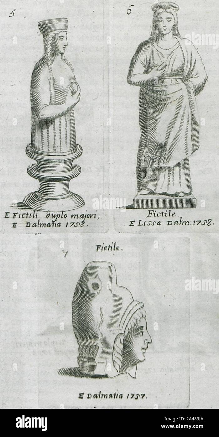 Figurine and anthropomorphic vases from Vis, Croatia - Paciaudi Paolo ...
