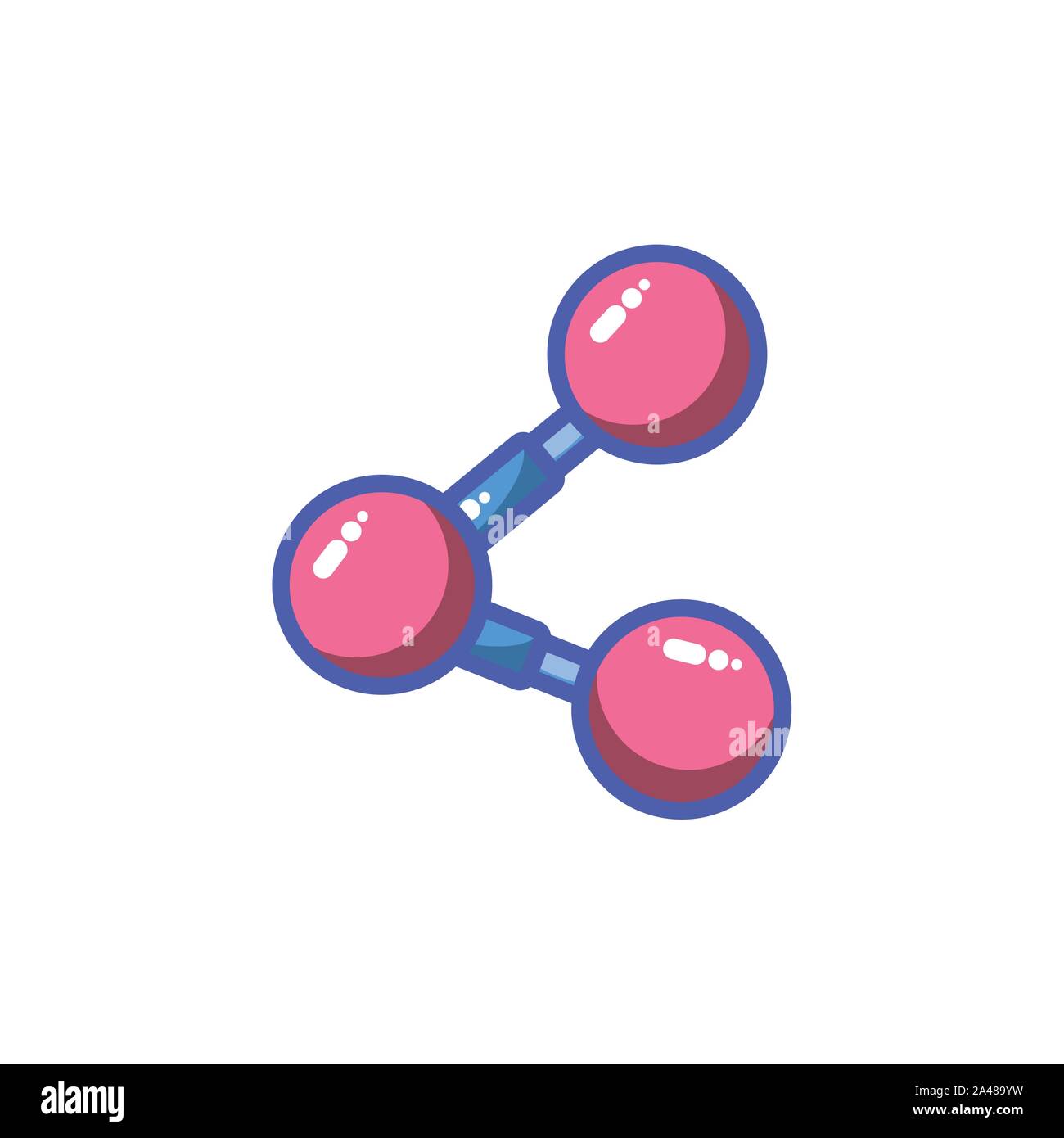 share symbol on white background vector illustration design Stock ...