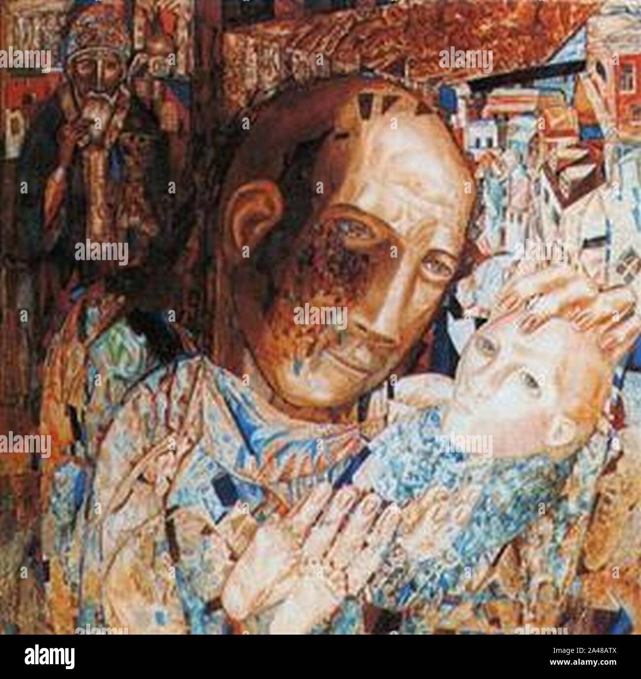 Filonov - mother-1916 Stock Photo - Alamy