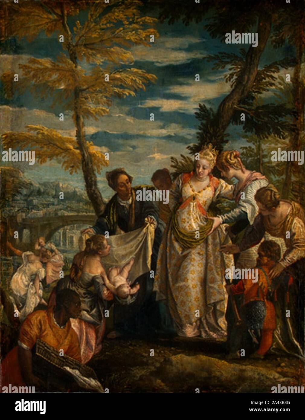 Finding of Moses (Washington Stock Photo - Alamy