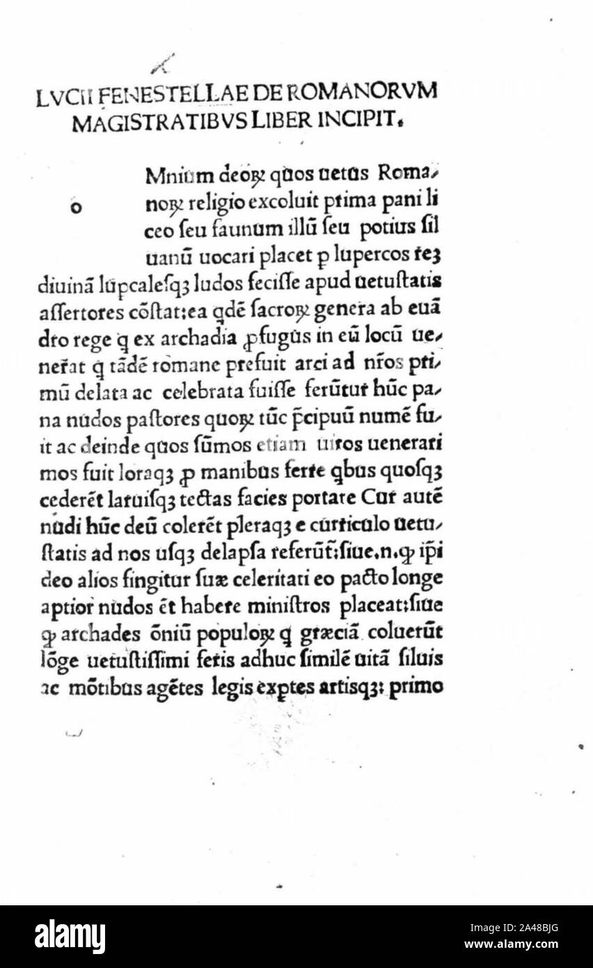 Romanorum hi-res stock photography and images - Alamy