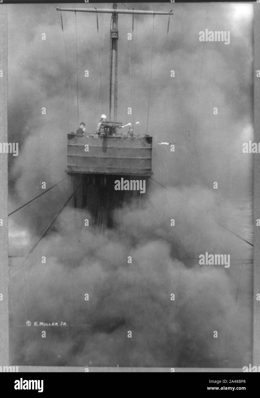 Fire control mast Stock Photo - Alamy