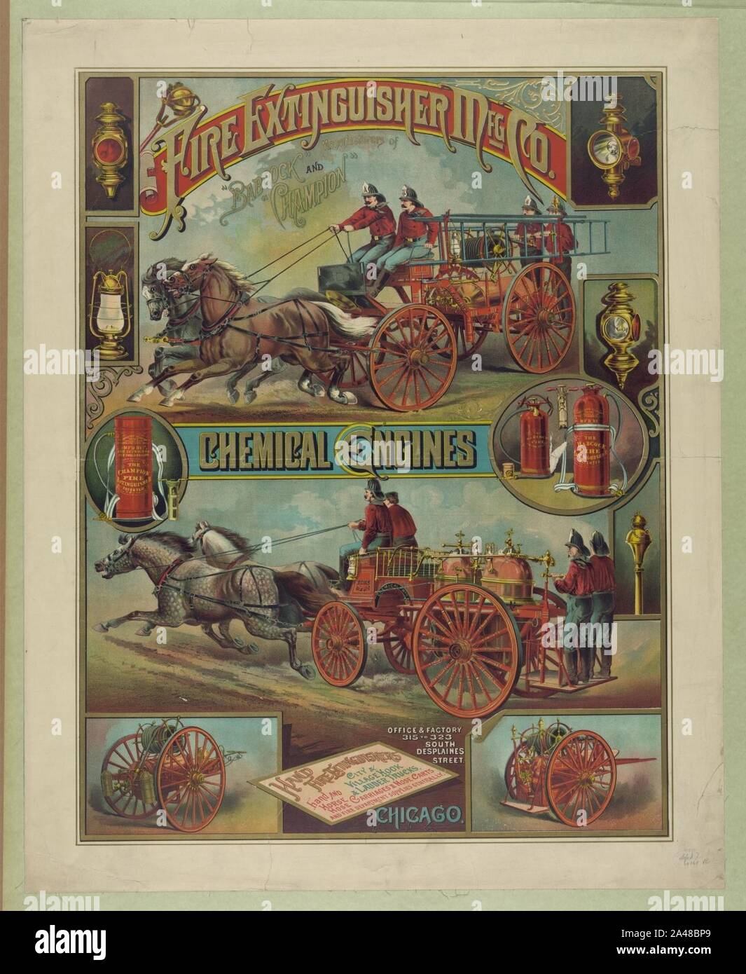 Fire extinguisher mfg co Stock Photo - Alamy