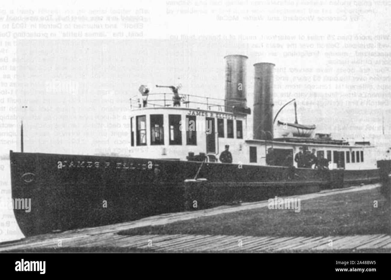 Fireboat James R. Elliott Stock Photo - Alamy