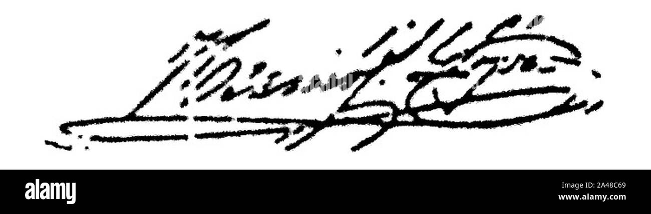 Firma Hermógenes López Stock Photo - Alamy