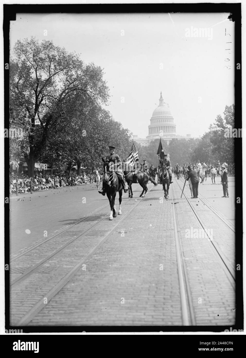 American first division parade hi-res stock photography and images - Alamy