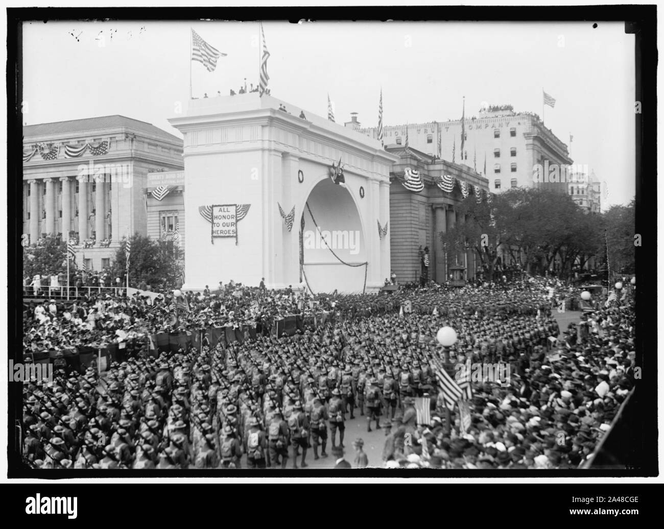 American first division parade hi-res stock photography and images - Alamy