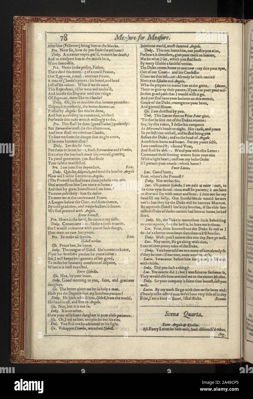 First Folio, Shakespeare - 0096 Stock Photo - Alamy