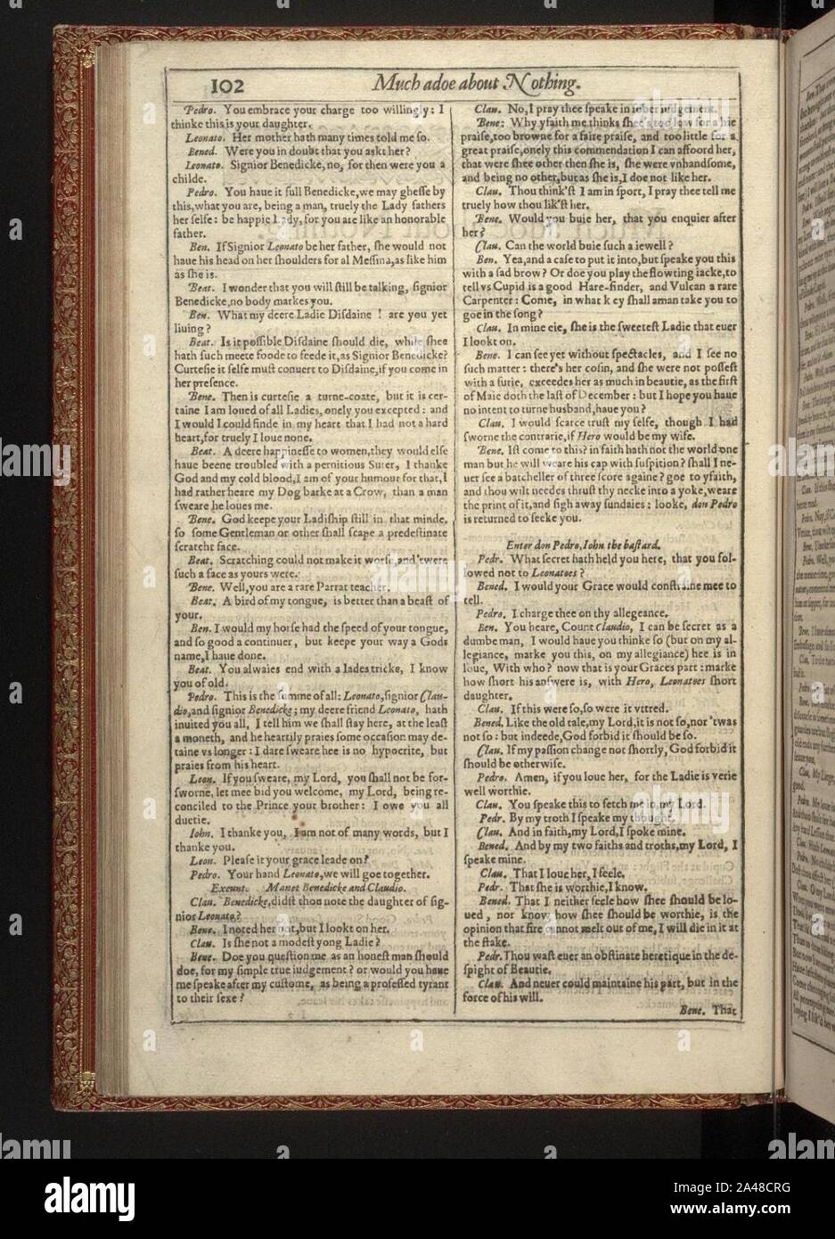 First Folio, Shakespeare - 0120 Stock Photo - Alamy