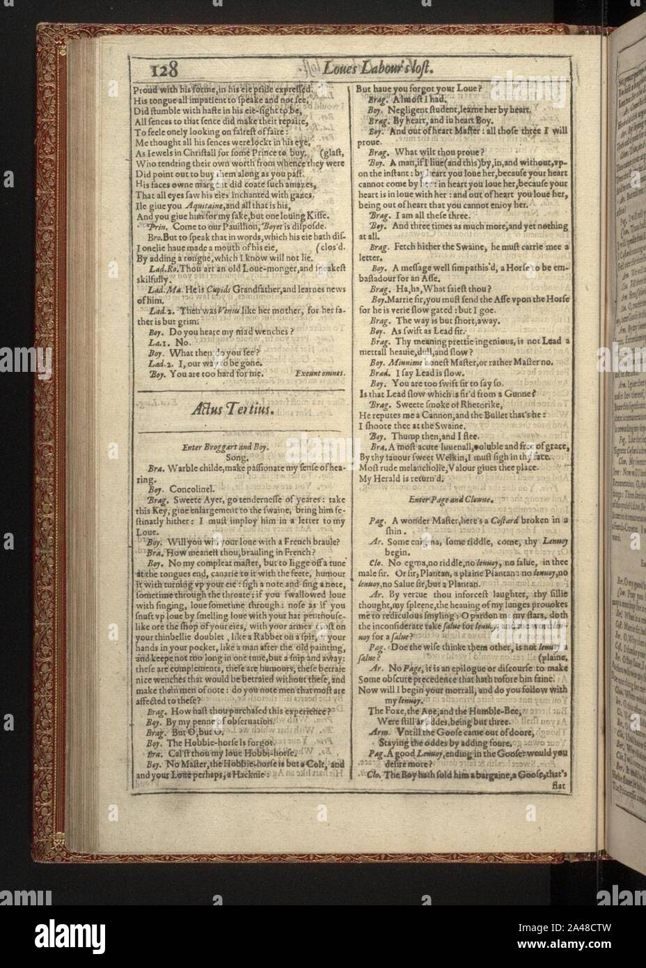 First Folio, Shakespeare - 0146 Stock Photo - Alamy