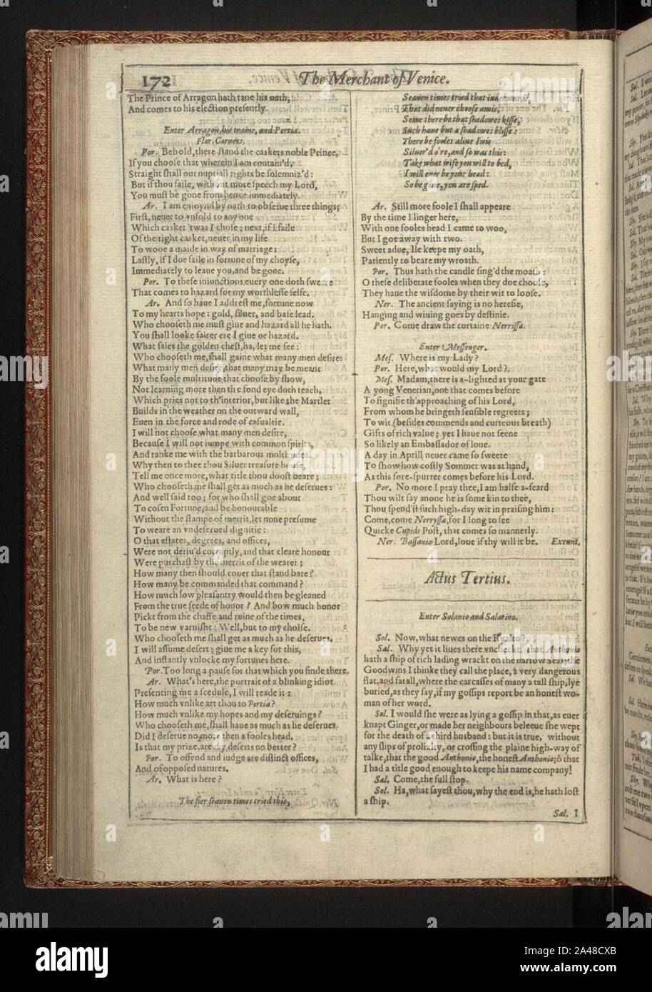 First Folio, Shakespeare - 0190 Stock Photo - Alamy