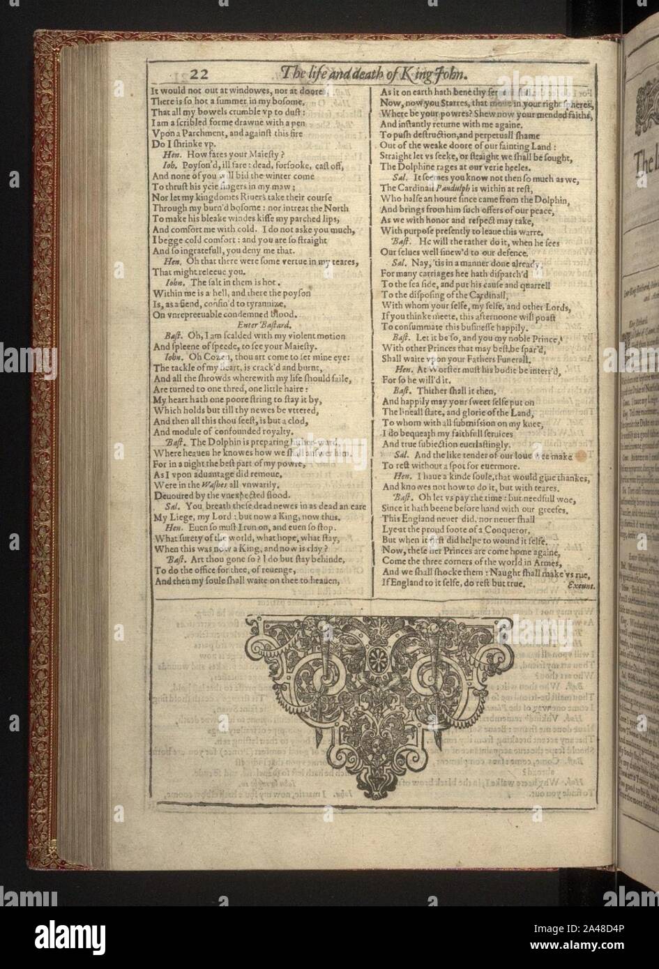 First Folio, Shakespeare - 0343 Stock Photo - Alamy