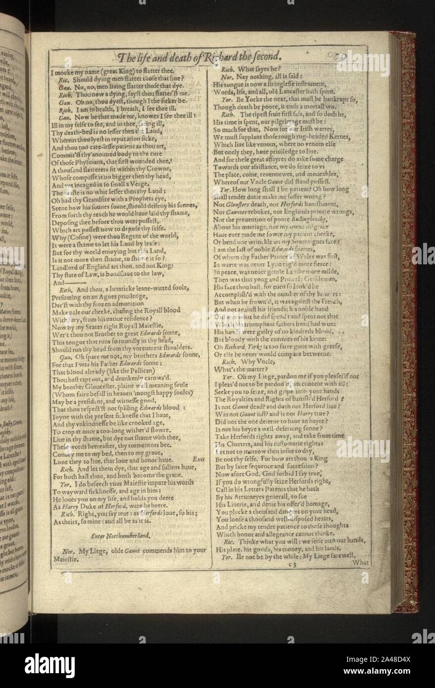 First Folio, Shakespeare - 0350 Stock Photo - Alamy