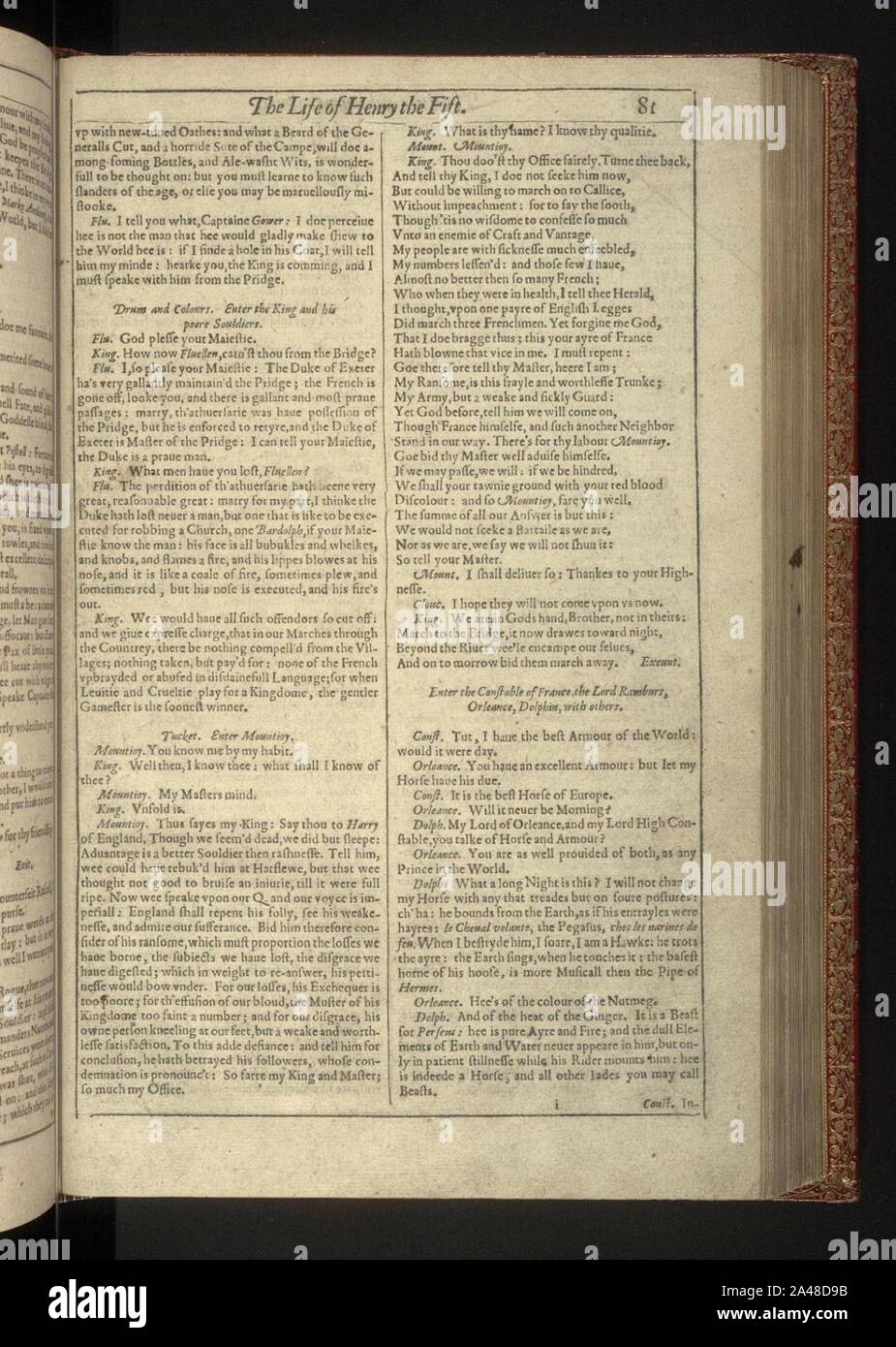 First Folio, Shakespeare - 0434 Stock Photo - Alamy