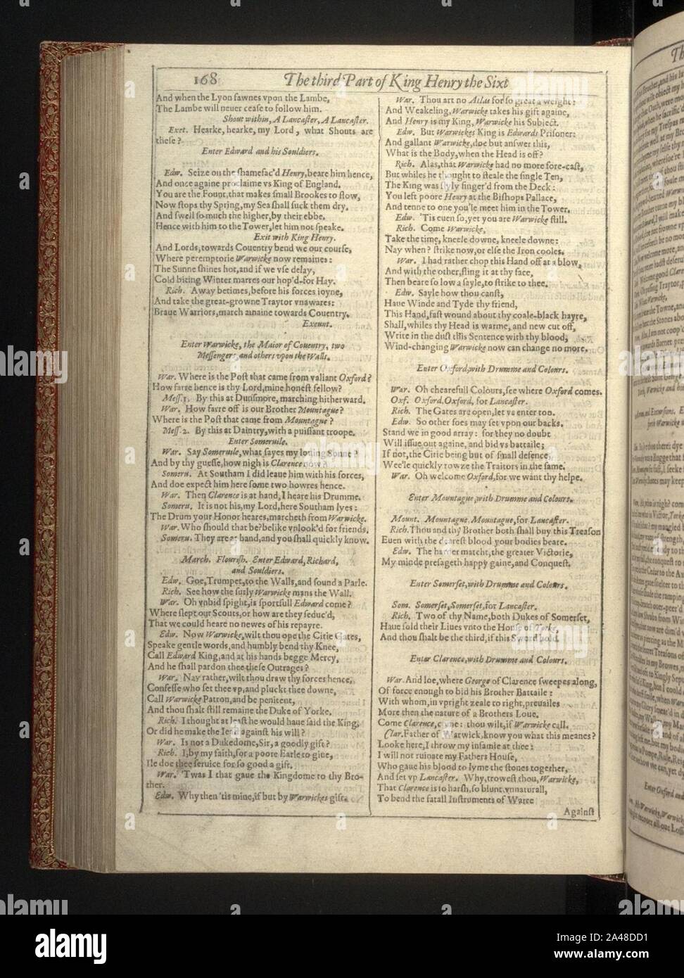 First Folio, Shakespeare - 0521 Stock Photo - Alamy