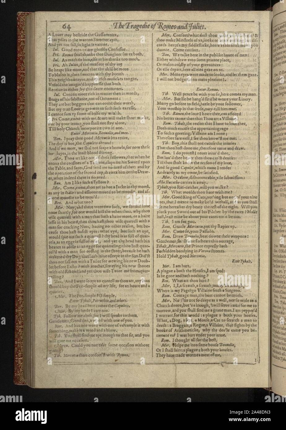 First Folio, Shakespeare - 0679 Stock Photo - Alamy