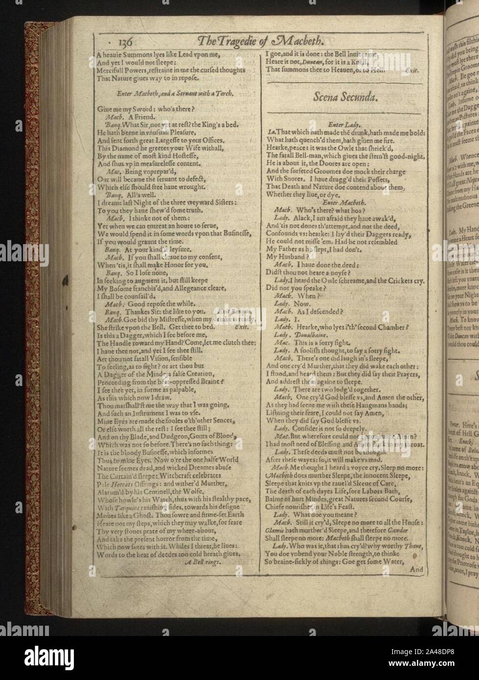 First Folio, Shakespeare - 0743 Stock Photo - Alamy