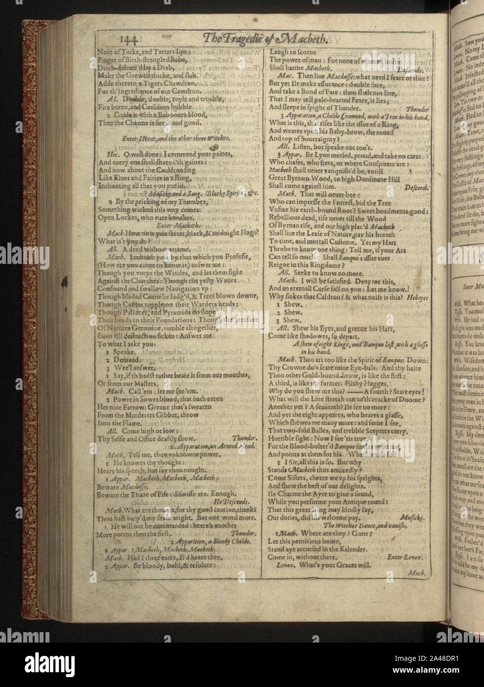 First Folio, Shakespeare - 0751 Stock Photo - Alamy