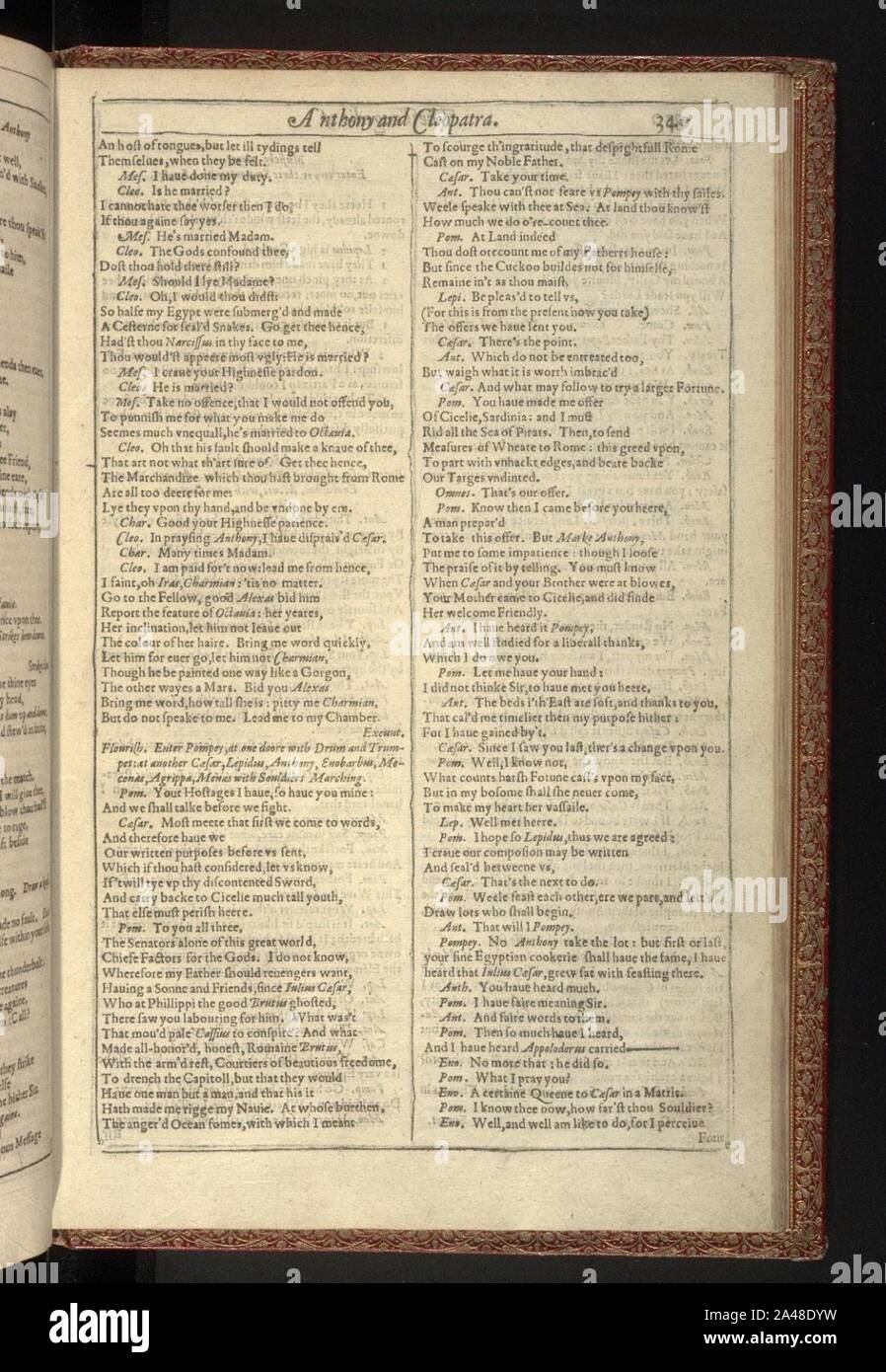 First Folio, Shakespeare - 0856 Stock Photo - Alamy
