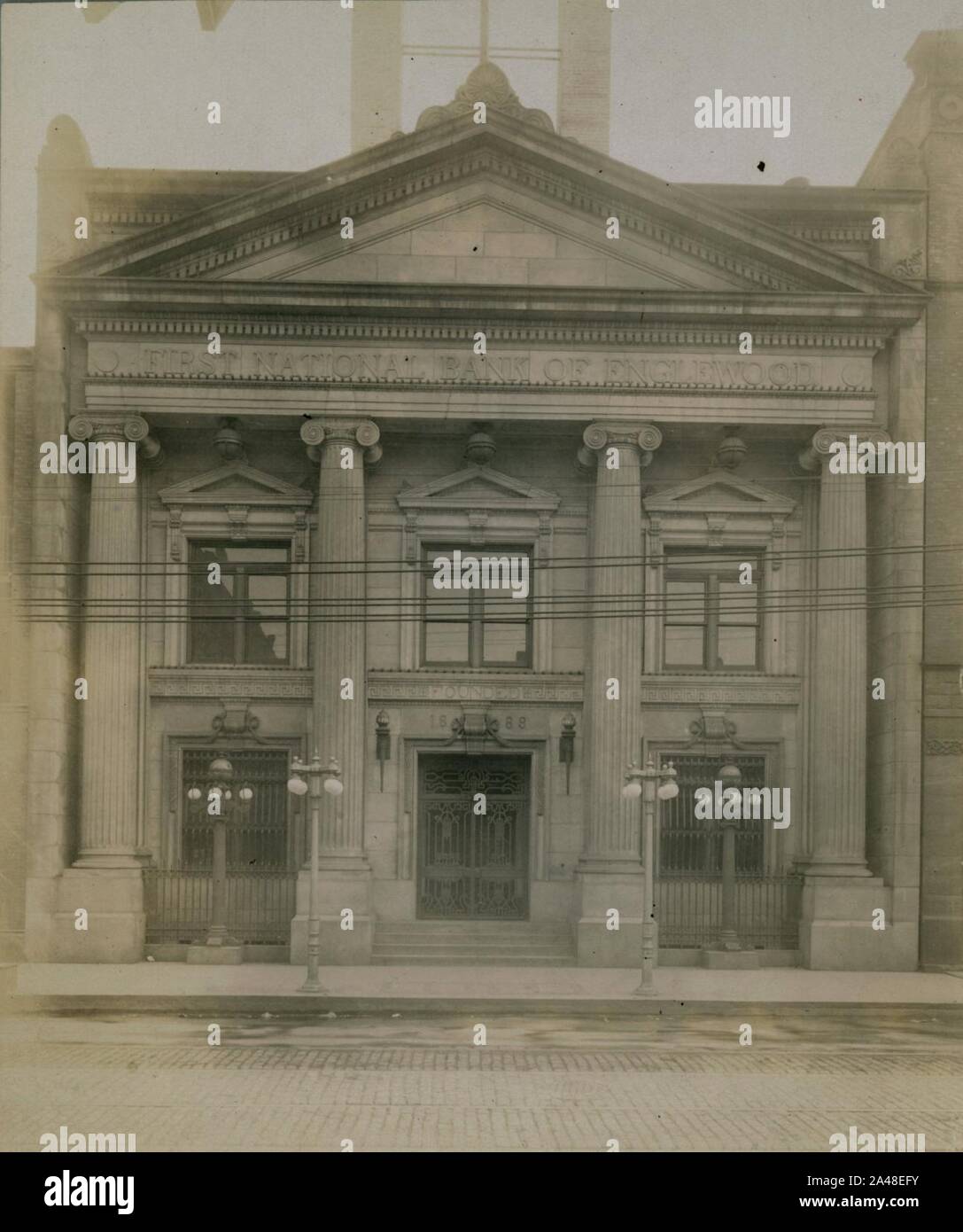 First National Bank of Englewood, Chicago, early 20th century Stock ...